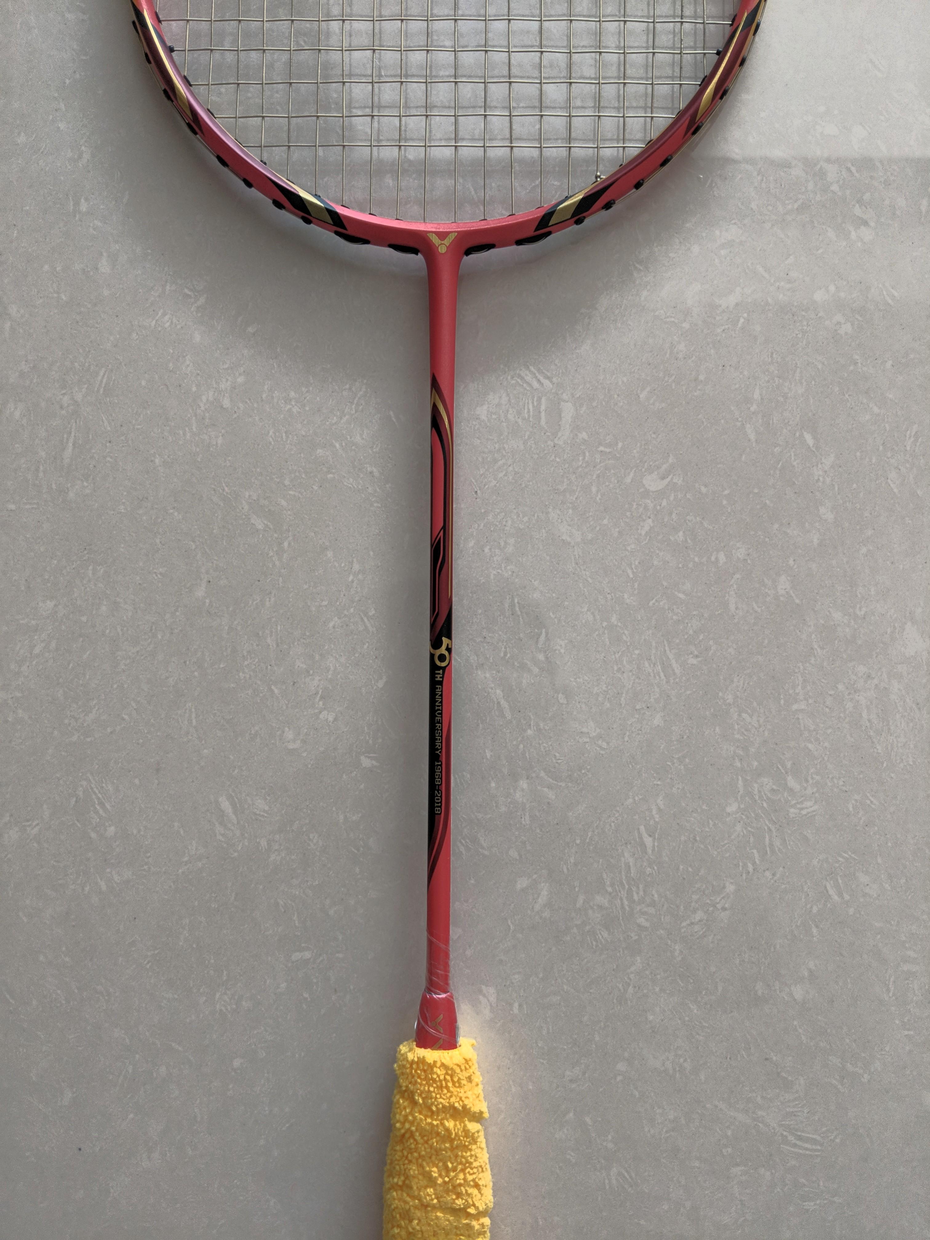 Victor 50th anniversary badminton racket set, Sports Equipment, Sports ...