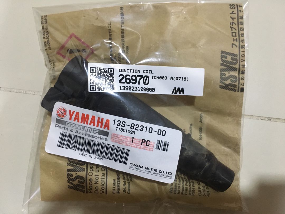 Yamaha R6 Ignition Coil Spark Plug, Motorcycles, Motorcycle Accessories ...