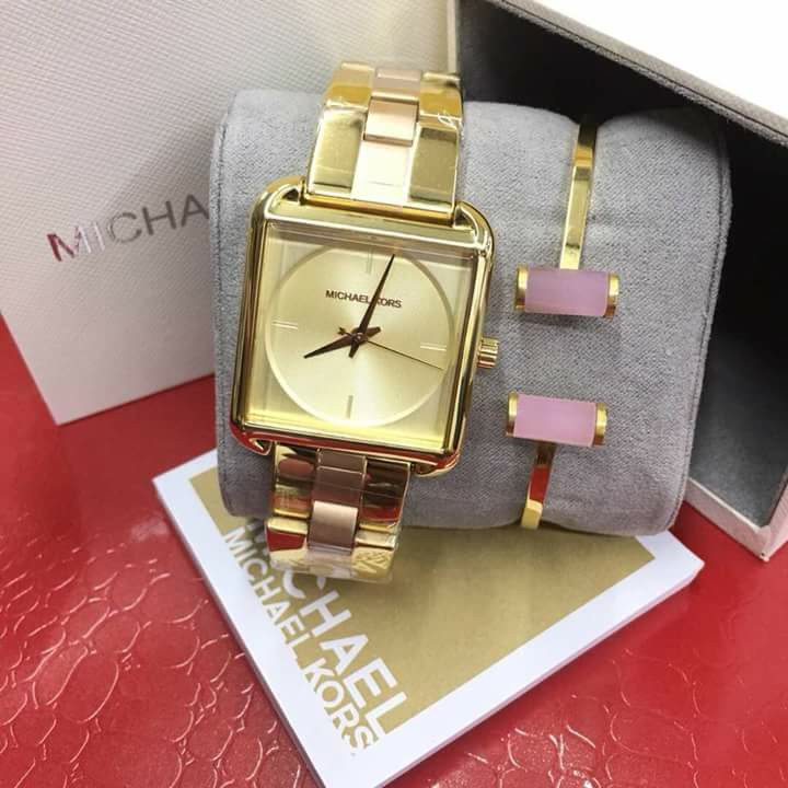 AUTHENTIC MK WATCH WITH BANGLES on Carousell