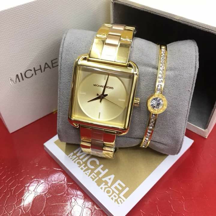 AUTHENTIC MK WATCH WITH BANGLES on Carousell