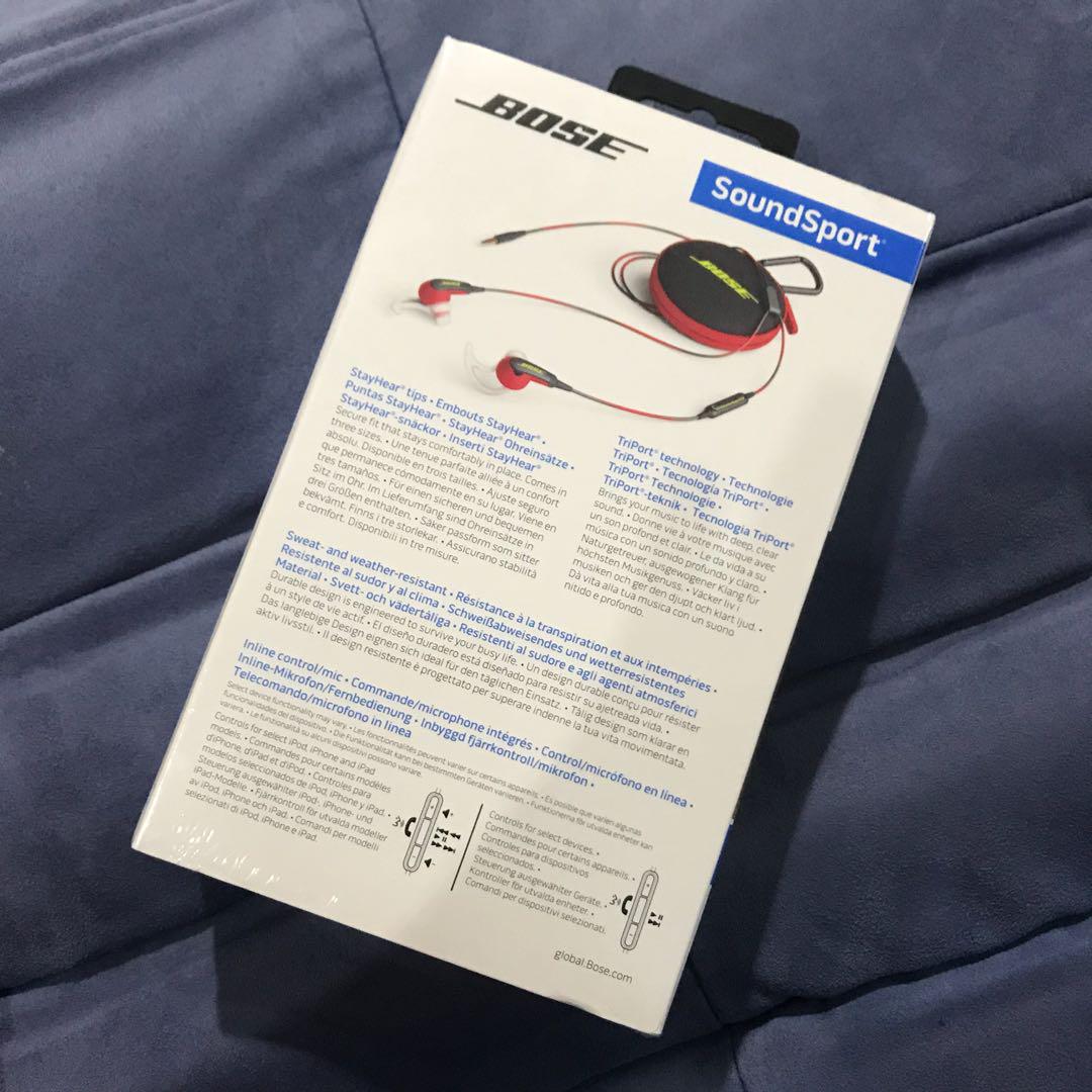 Bose Soundsport Earphones, Audio, Earphones on Carousell