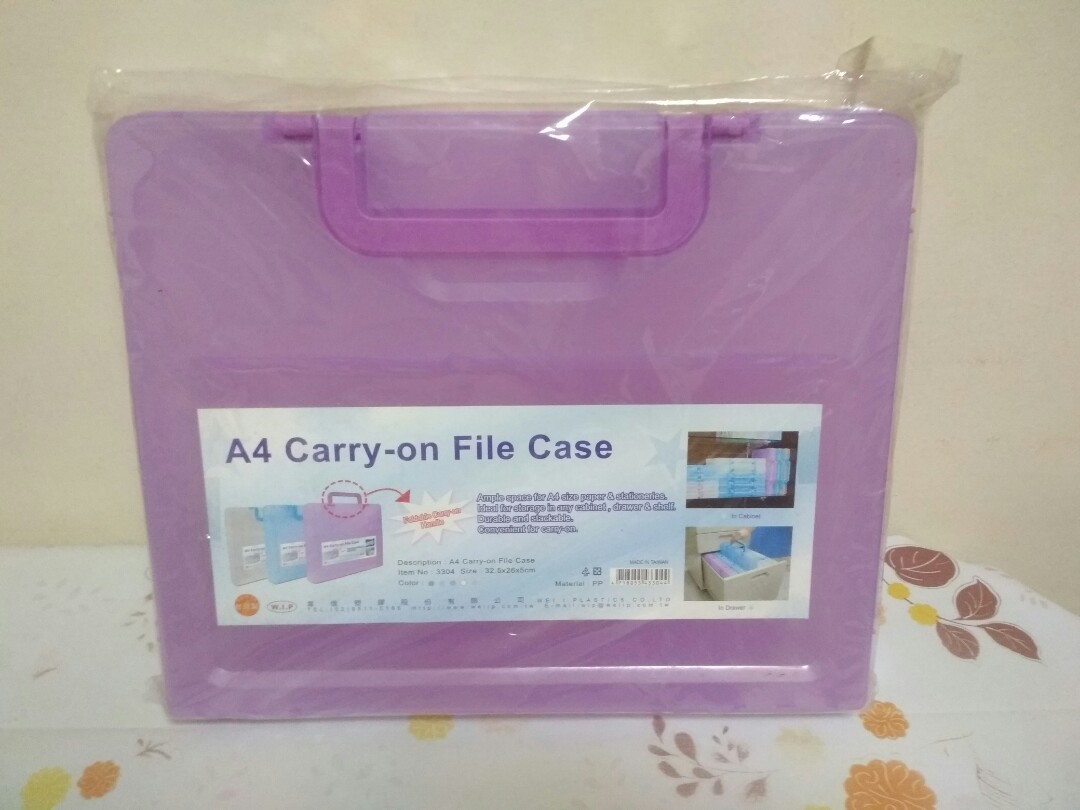 Brand New A4 Size Plastic Casing, Hobbies & Toys, Stationery & Craft ...