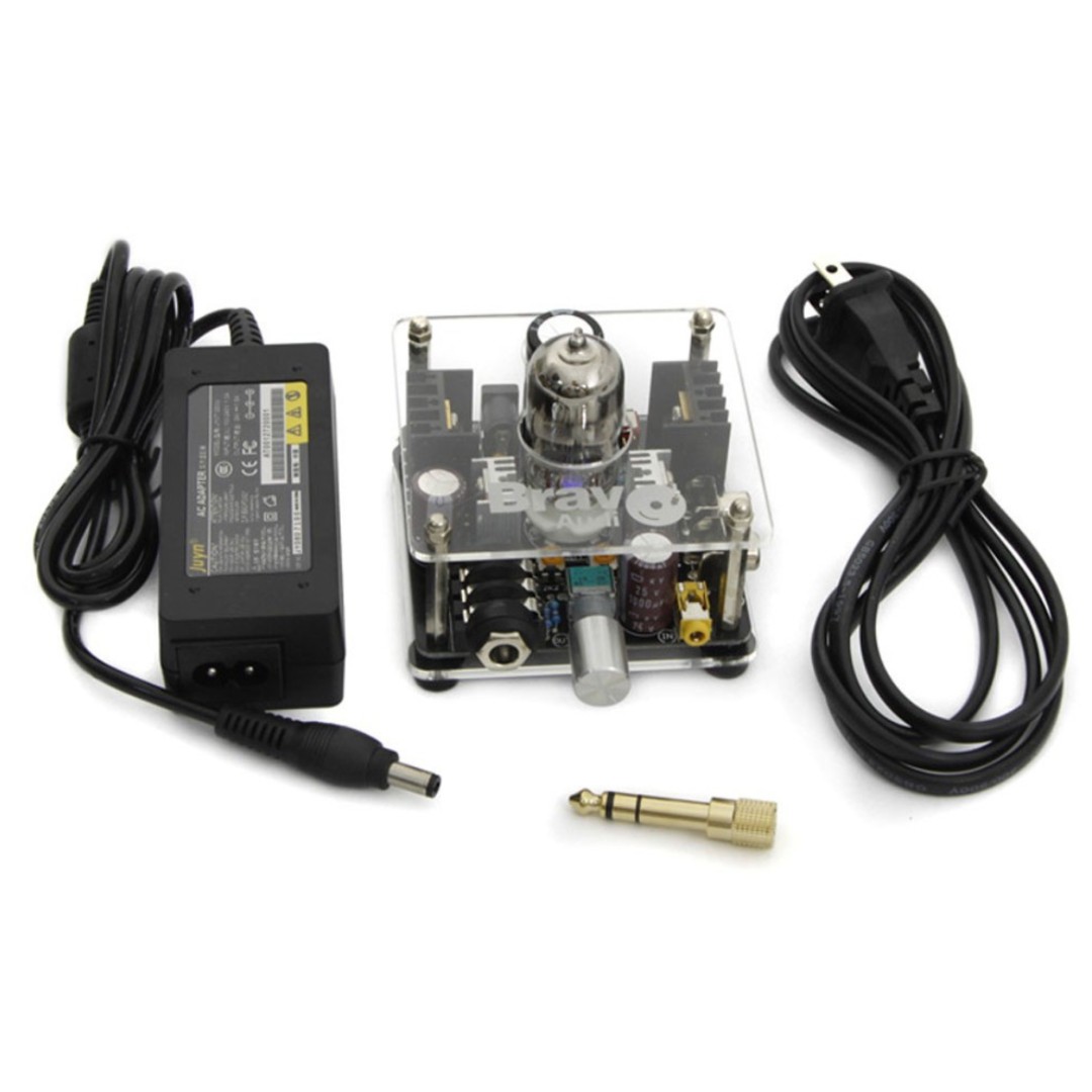 Bravo Audio V1 Valve Class A Russian EH 6922 Tube Headphone Amplifier ...