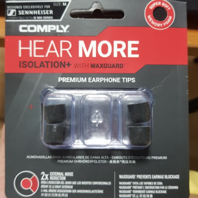 Comply Isolation+ Foam Tips T167 for Sennheiser, Audio, Headphones ...
