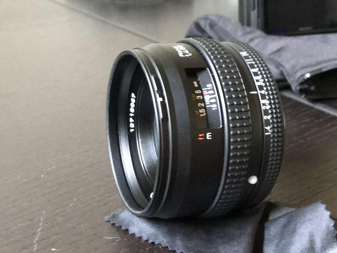 Contax N Carl Zeiss 50mm f1.4 Plannar, Photography, Lens & Kits on Carousell