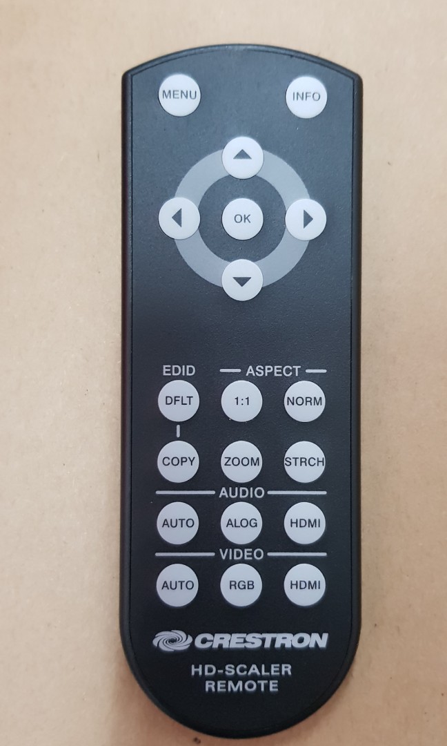 CRESTRON HD SCALER REMOTE, TV & Home Appliances, TV & Entertainment, TV ...