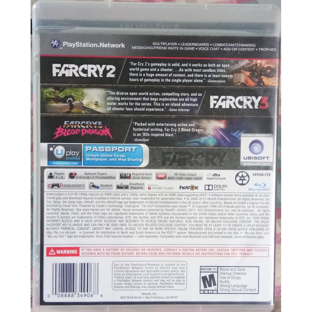 FarCry Compilation, Video Gaming, Video Games, PlayStation on Carousell