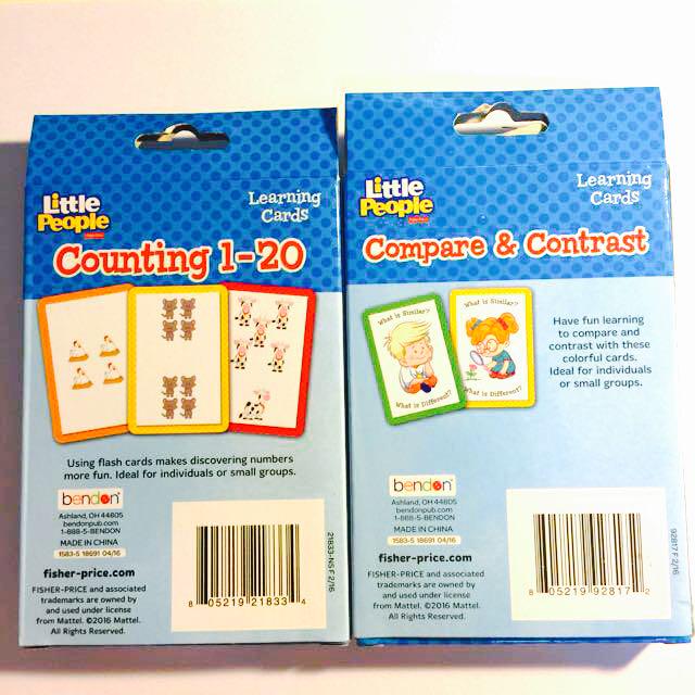 Fisher-Price Little People Learning Cards, Hobbies & Toys, Toys & Games ...
