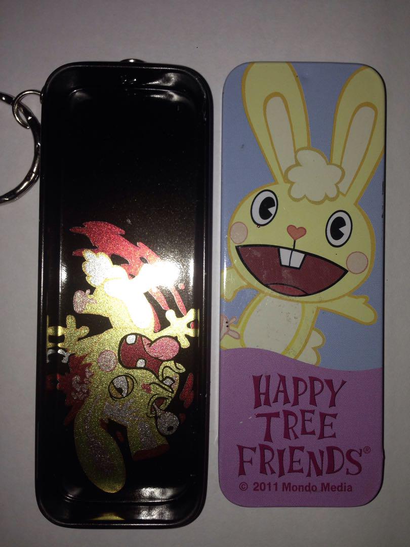 Happy Tree Friends Cuddles Tin Keychain Container, Furniture & Home ...