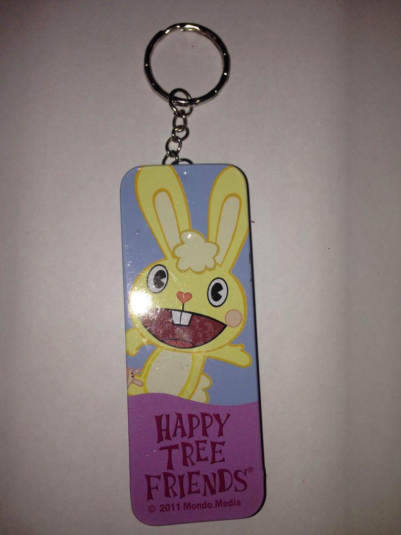 Happy Tree Friends Cuddles Tin Keychain Container, Furniture & Home ...