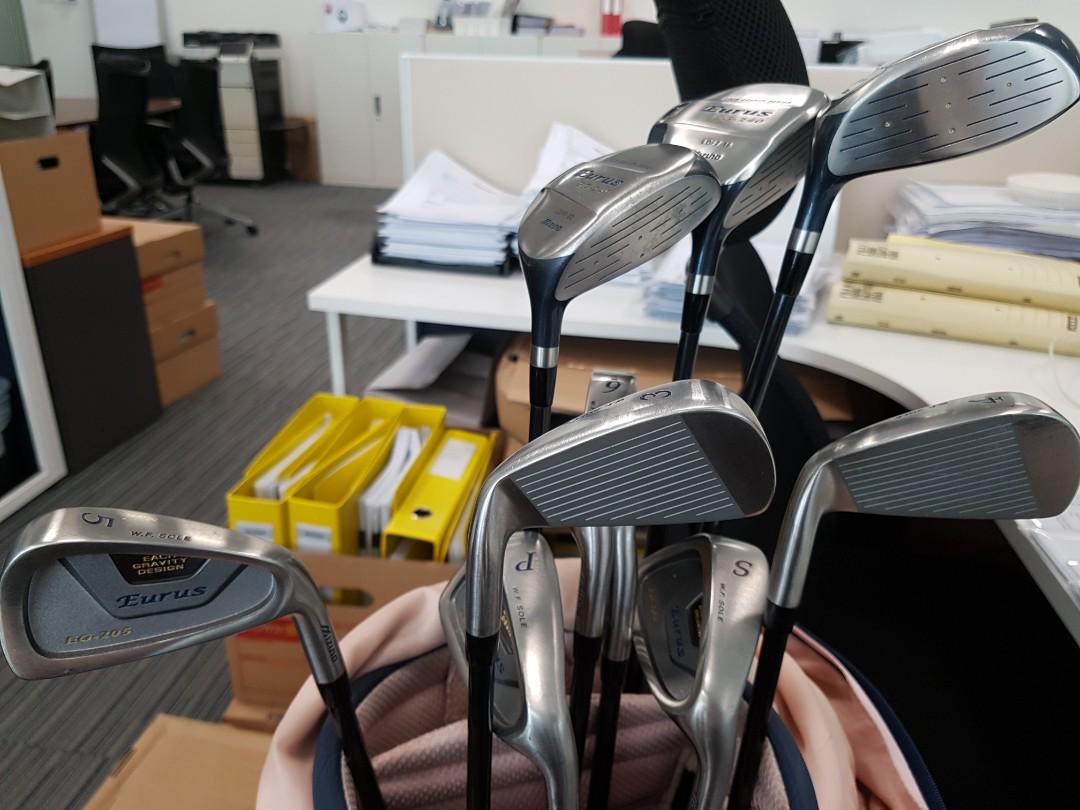 Mizuno Eurus graphite full golf set and bag, Sports Equipment, Sports ...