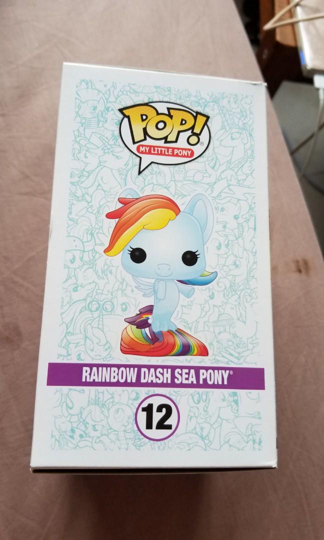 My Little Pony movie Rainbow Dash Sea Pony Chase Limited Edition Funko Pop, Hobbies & Toys, Toys ...