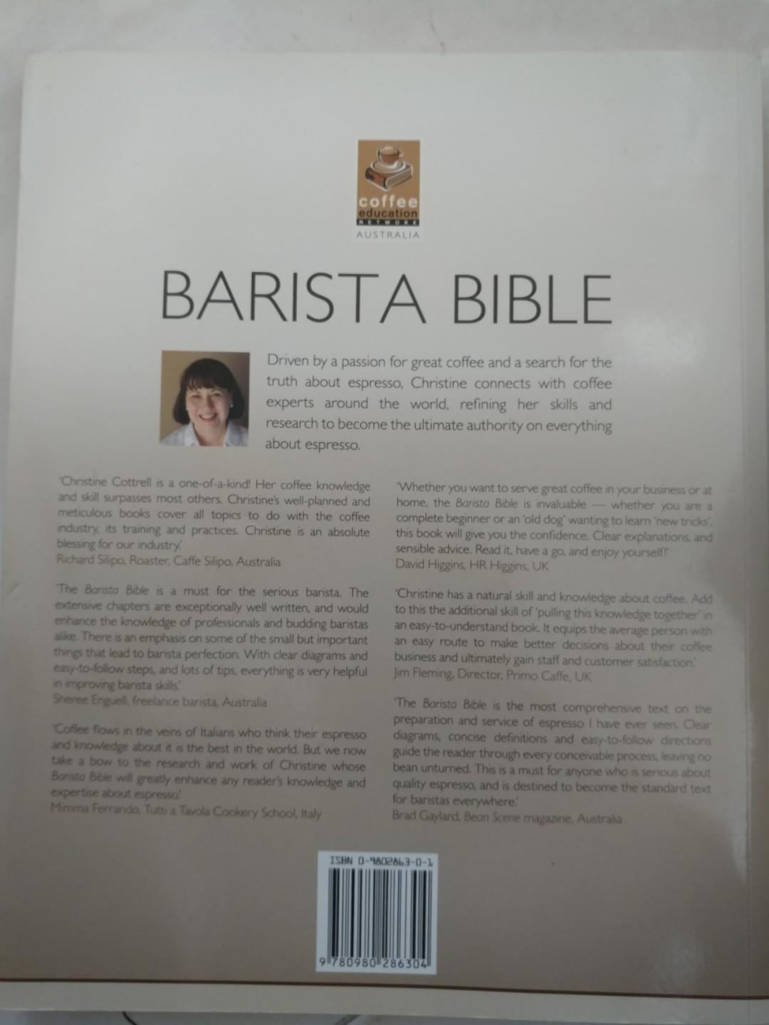 Perfect Espresso Barista Bible and Dictionary by Christine Cottrell ...