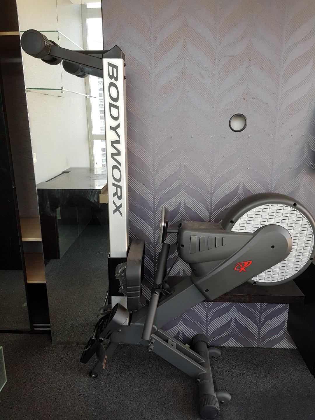 Motorised Rowing Machine BodyWorx KR800 Mag Air Rower, Sports Equipment ...