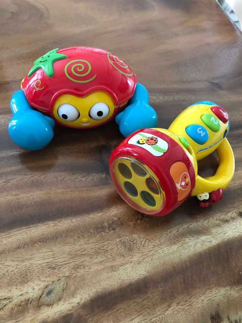 Vtech torch and ELC moving crab (bundle sale), Hobbies & Toys, Toys ...