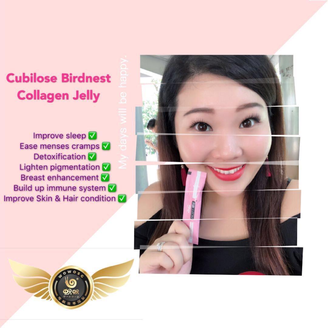 Wowo Cubilose Collagen Jelly Promo with QR Code, Health & Nutrition ...