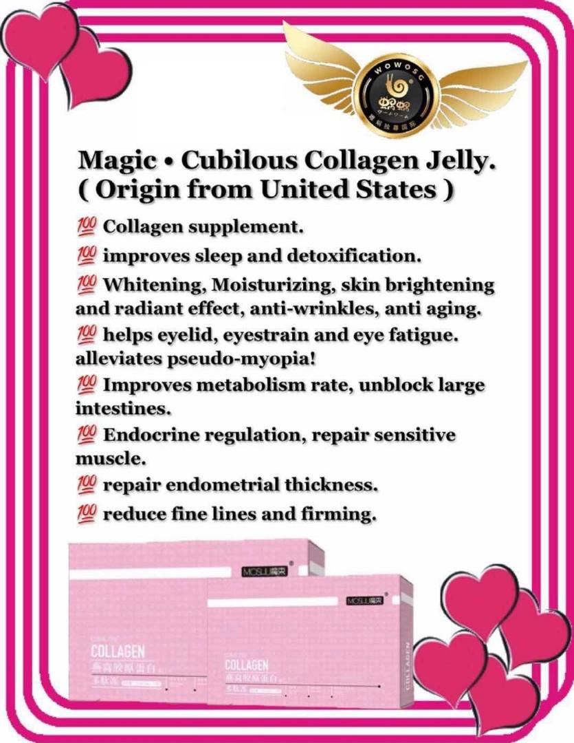 Wowo Cubilose Collagen Jelly Promo with QR Code, Health & Nutrition ...