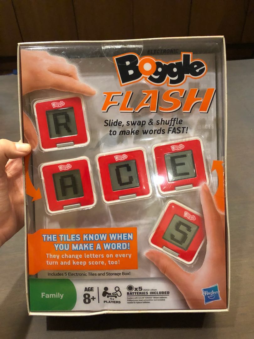 Brand New Boggle Flash (Electronic) by Hasbro, Hobbies & Toys, Toys ...