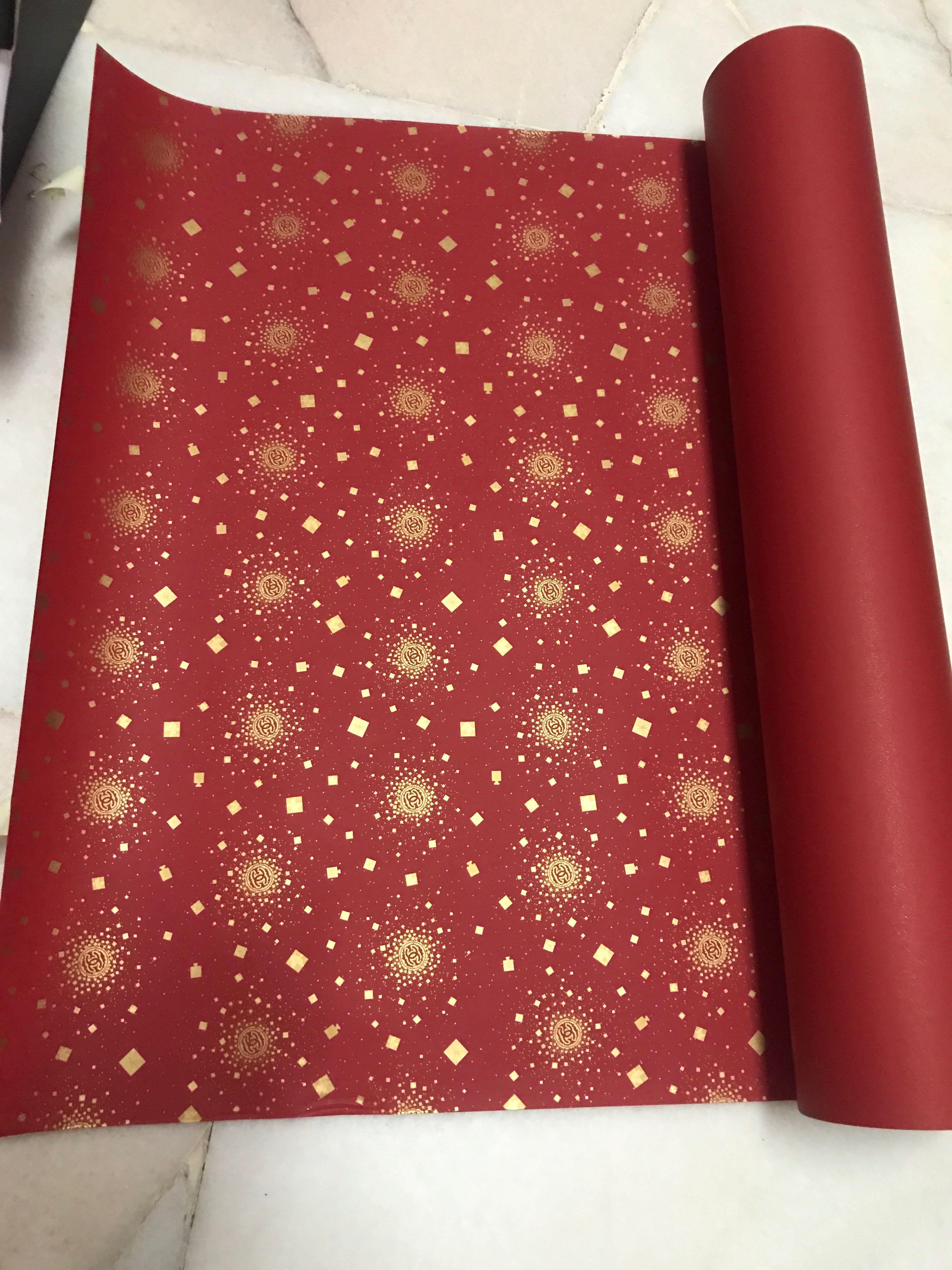 Chanel gift wrapping paper, Luxury, Accessories on Carousell