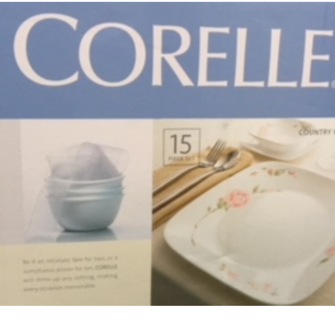 CORELLE 15 piece set - Country Rose, Furniture & Home Living ...