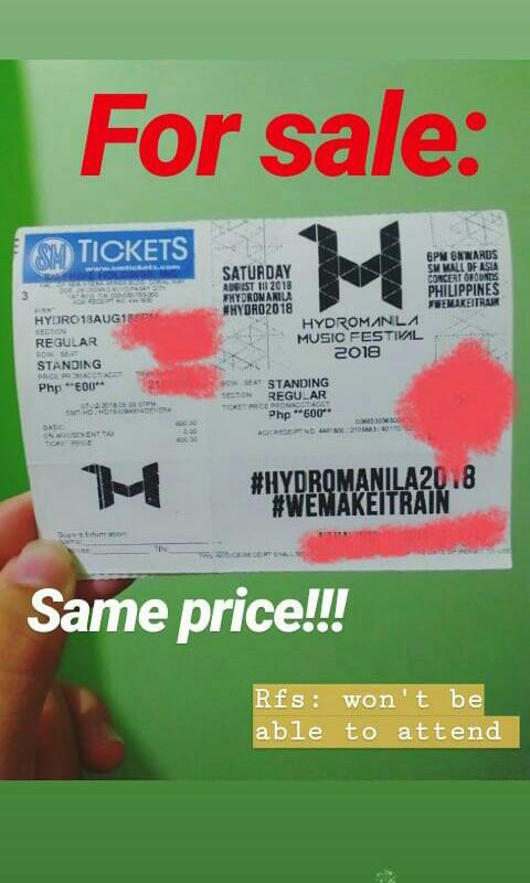 Hydro Manila Ticket!, Tickets & Vouchers, Event Tickets on Carousell