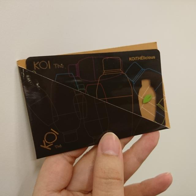 KOI CARD ($20) value, Food & Drinks, Beverages on Carousell