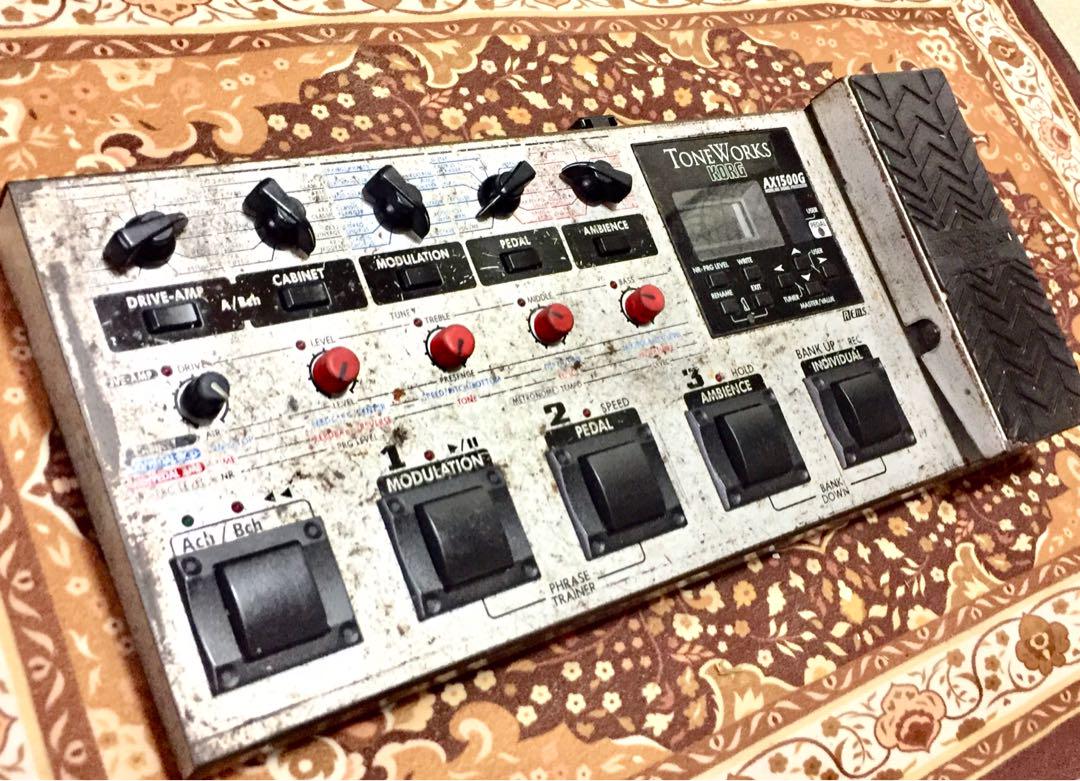 KORG Toneworks AX1500G Multi Effects & VOX Pathfinder10 Amplifier both ...