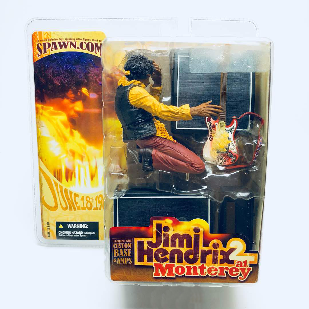 McFarlane: 7" Jimi Hendrix at Monterey Pop Festival music action figure ...