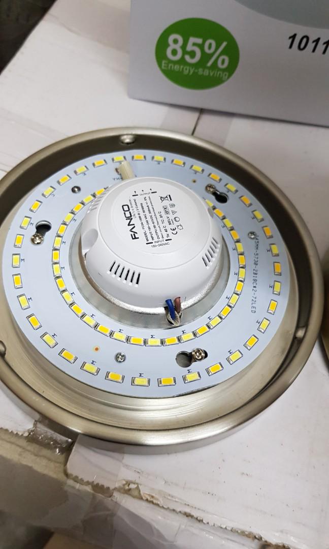 Original fanco 1011 light kit for fanco icon /18w 3 tone led, Furniture ...