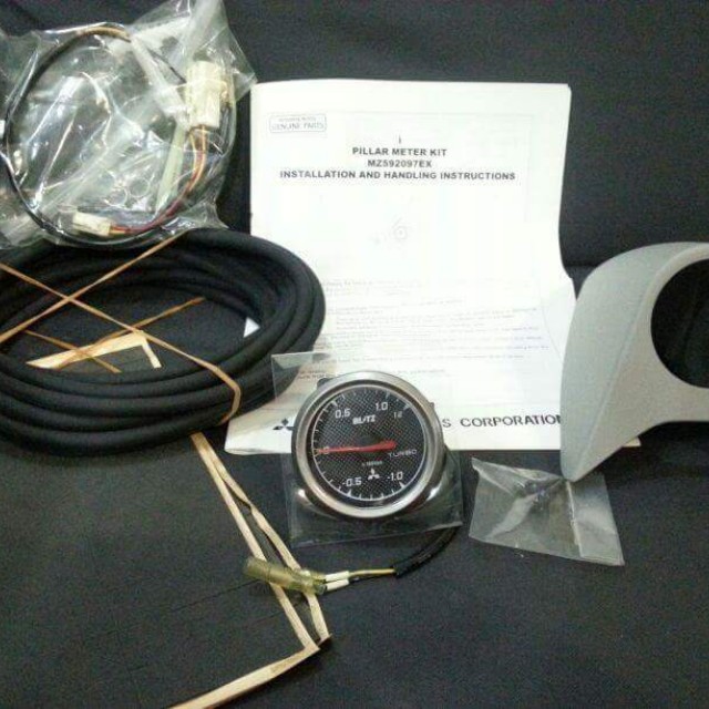 Original Mitsubishi i car blitz boost gauge, Car Accessories ...