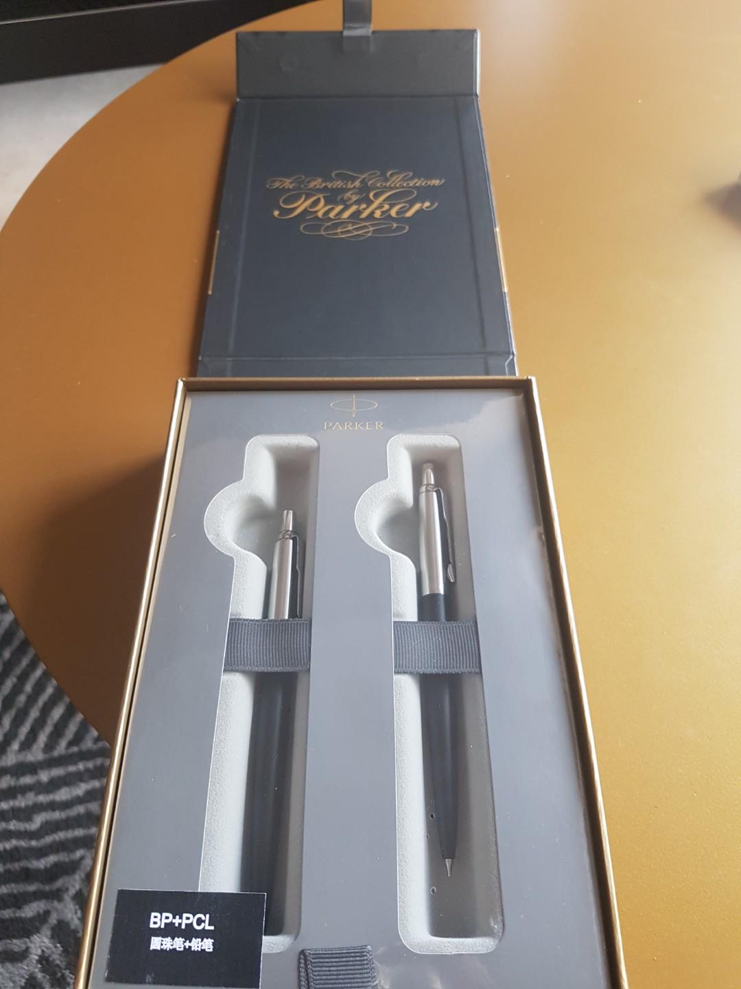 Parker Pen + Pencil Set w/Gift box, Mint condition, Luxury, Accessories ...