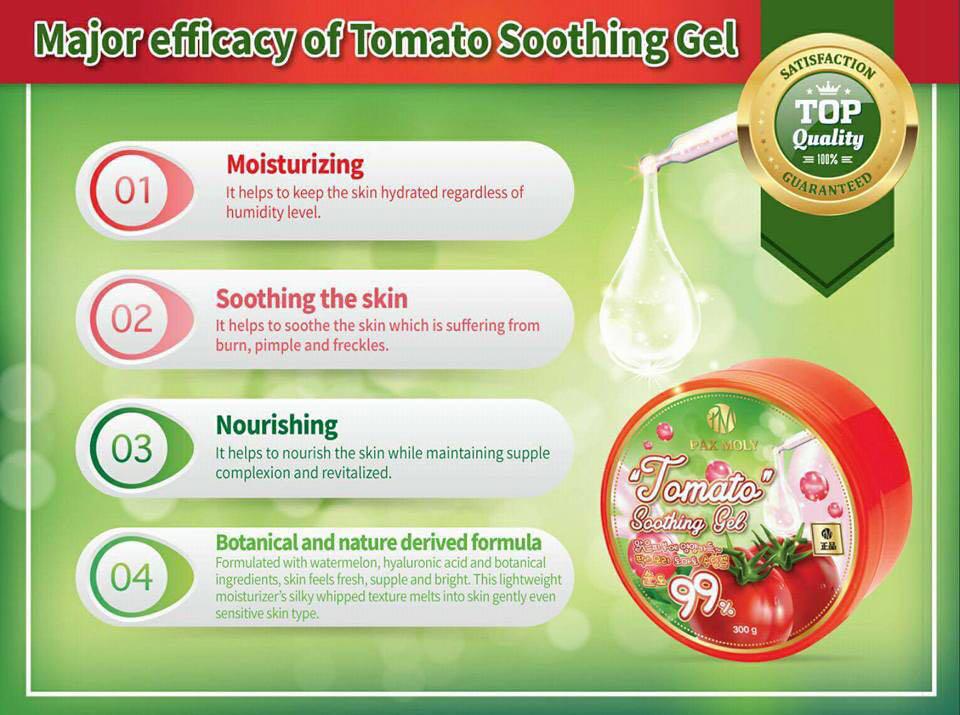 Pax Moly Tomato Soothing Gel, Beauty & Personal Care, Face, Face Care ...