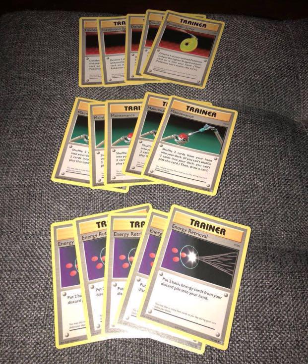 Bundle of Pokemon Trainer Cards, Hobbies & Toys, Toys & Games on Carousell