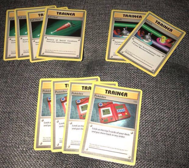 Bundle of Pokemon Trainer Cards, Hobbies & Toys, Toys & Games on Carousell