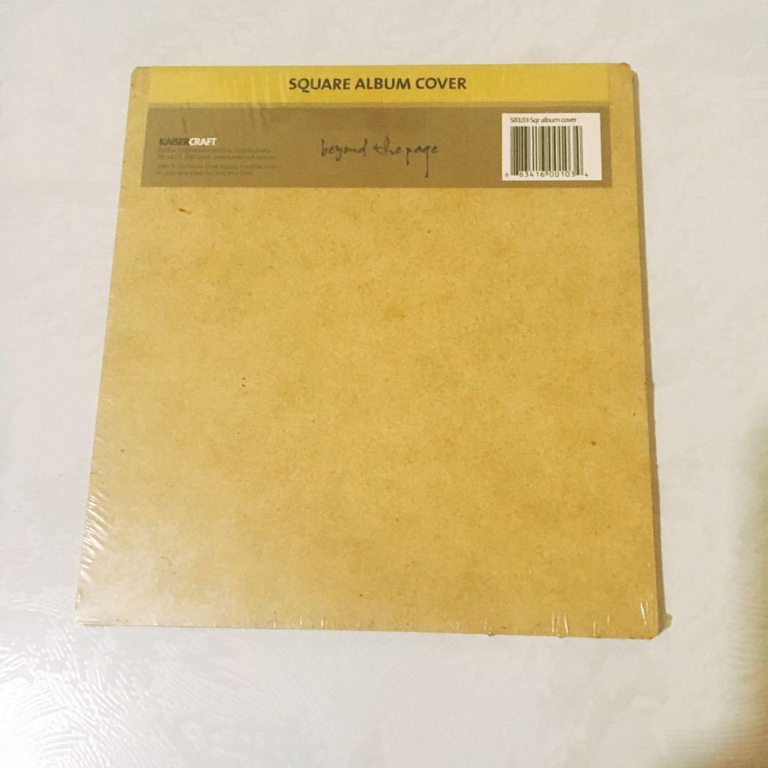 Square album cover, Hobbies & Toys, Stationery & Craft, Craft Supplies ...