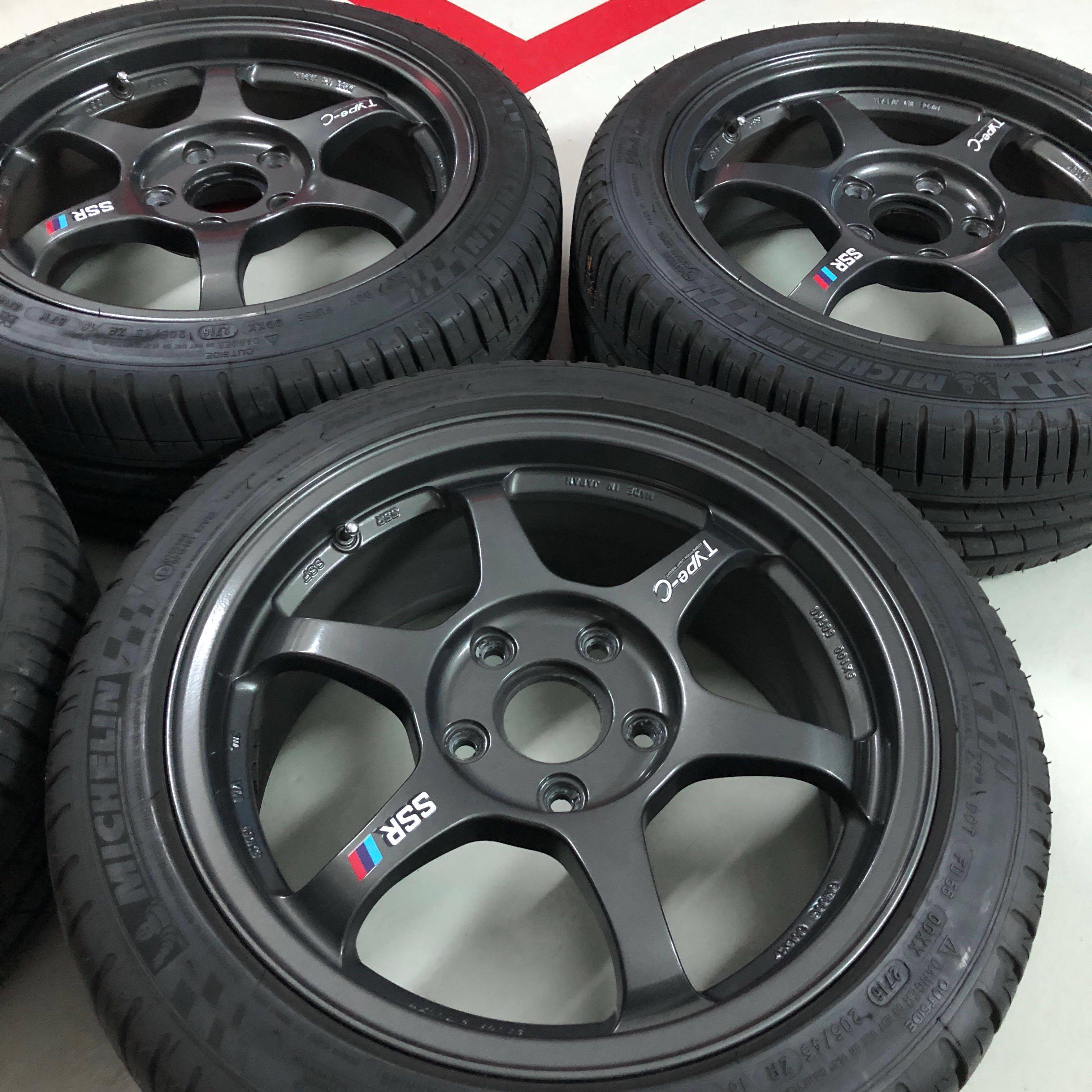 SSR Type C Original 16” x 7j ET42, 5x114.3 Wheels, Car Accessories ...