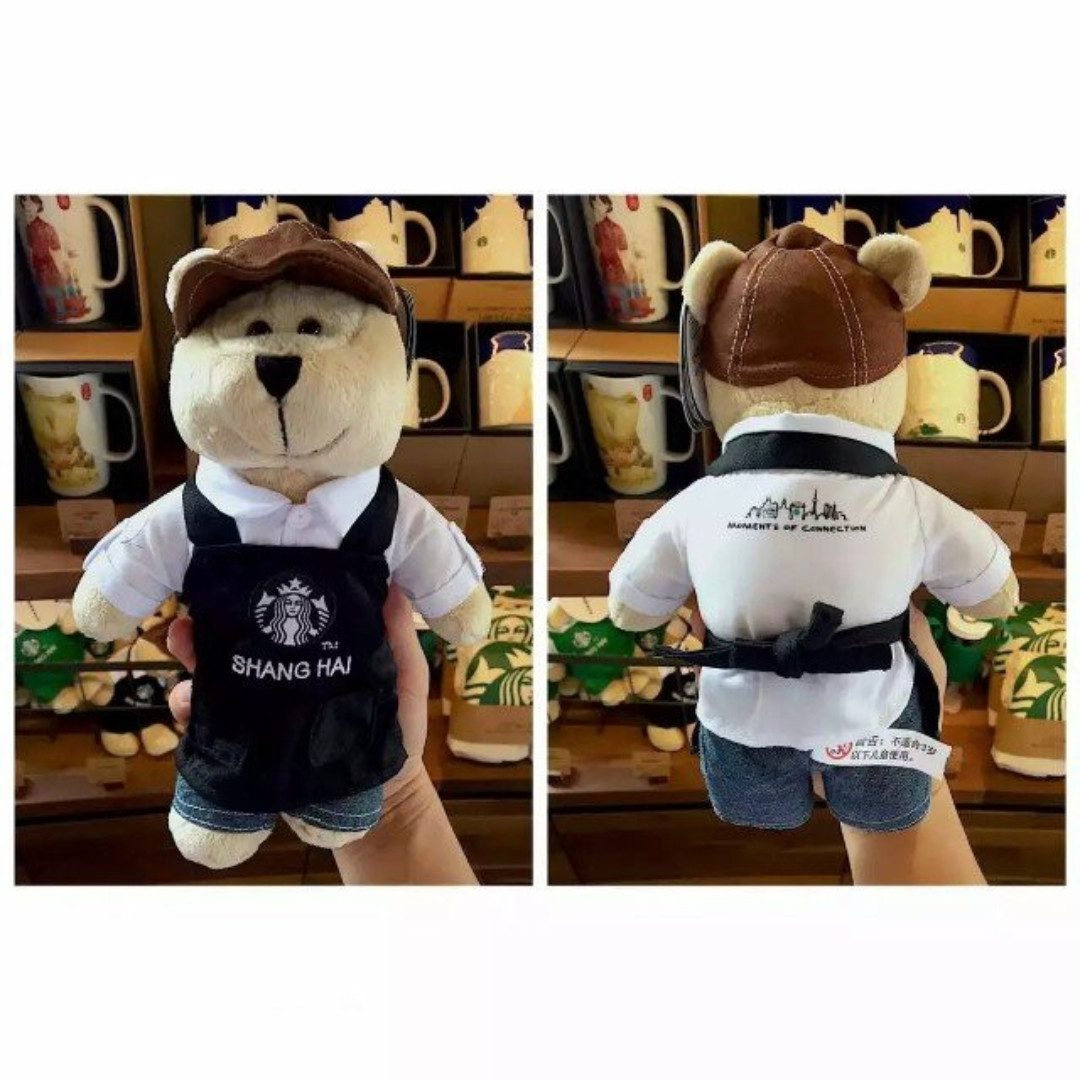 Starbucks ShangHai Disneyland Limited Edition Bearista Bear Plush, Hobbies & Toys, Collectibles ...