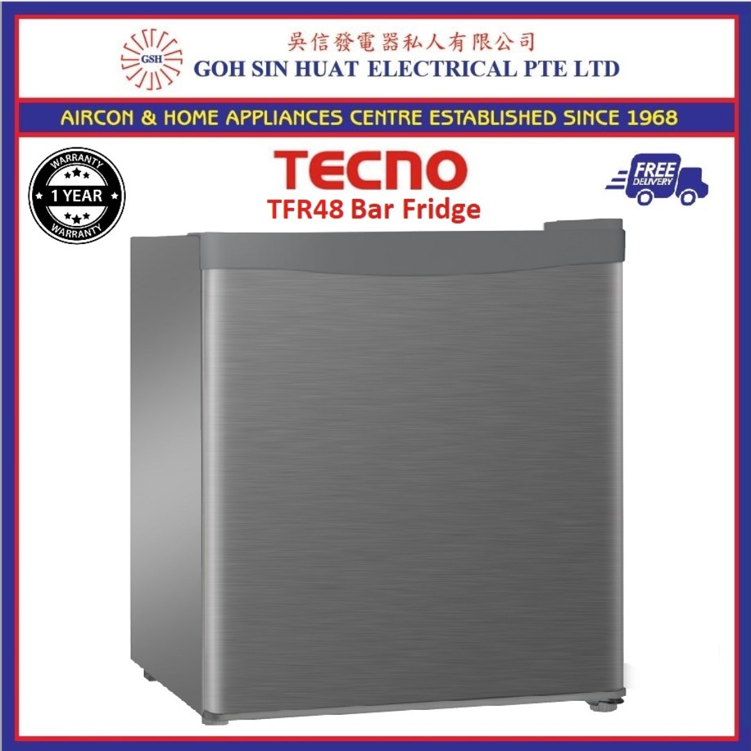 Tecno TFR48 Mini Bar Fridge, Home Appliances on Carousell