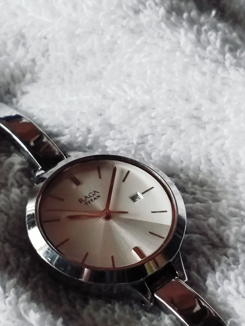 Original Titan Raga Silver Watch from India, Women's Fashion, Watches ...