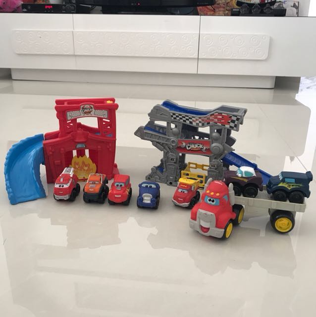 Tonka Chuck and Friends Toy Cars Set, Hobbies & Toys, Toys & Games on ...