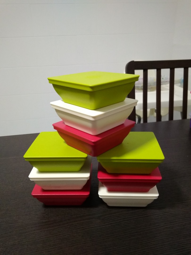 Tupperware Zen Small Square 200ml, Furniture & Home Living, Kitchenware ...