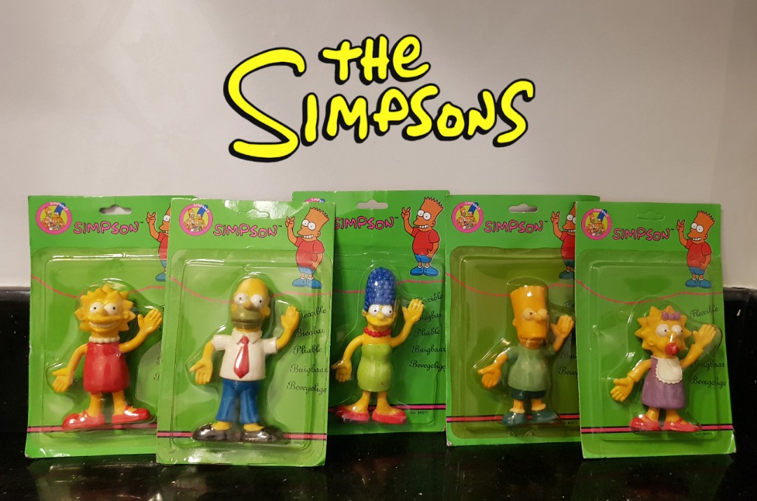 Vintage The Simpsons Bentable and Flexible Figures, Hobbies & Toys ...