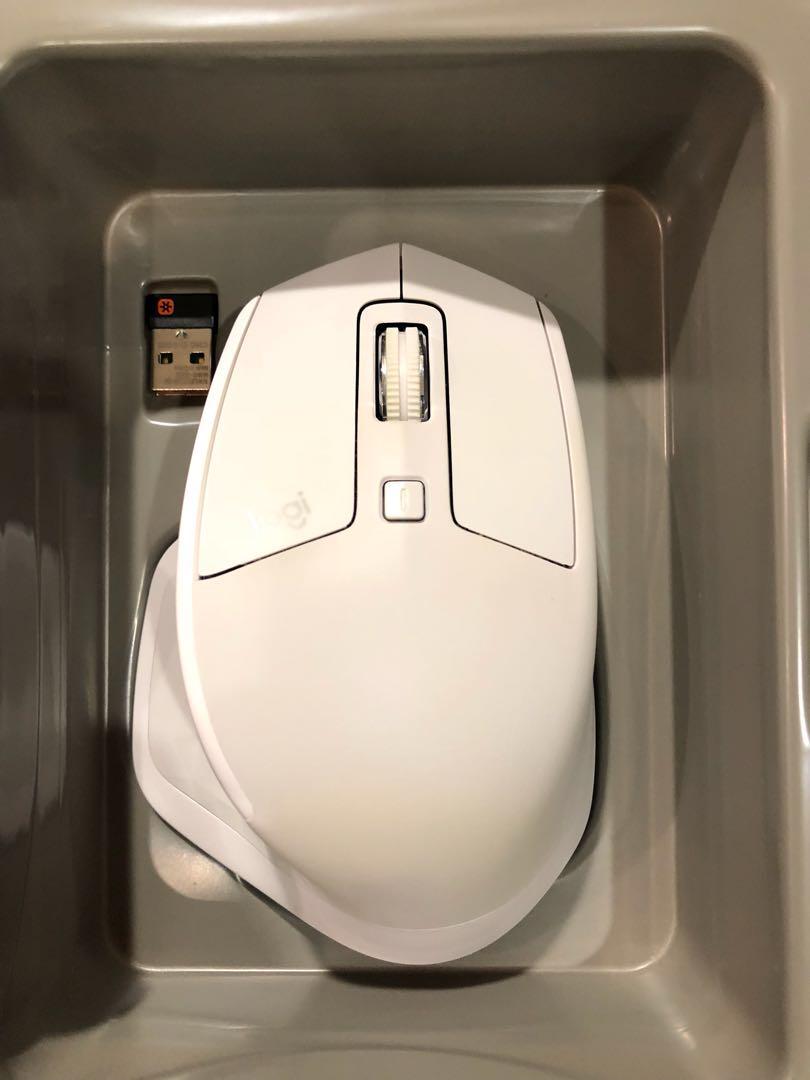 White Logitech MX Master 2S Wireless Mouse, Electronics, Computer Parts ...