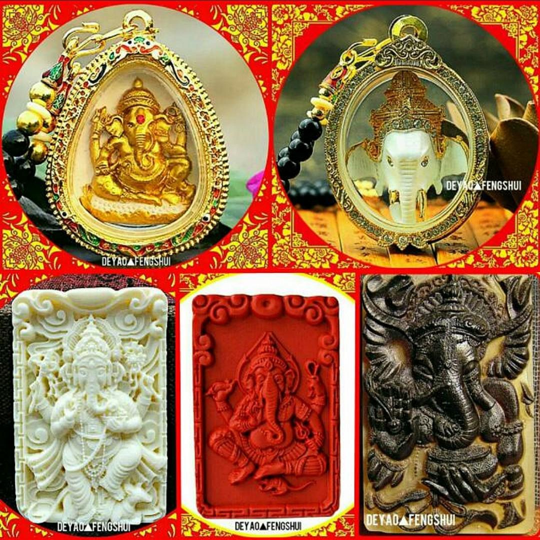 BN Religious Talisman Hindu God Lord Ganesha Elephant Deity Amulet ...