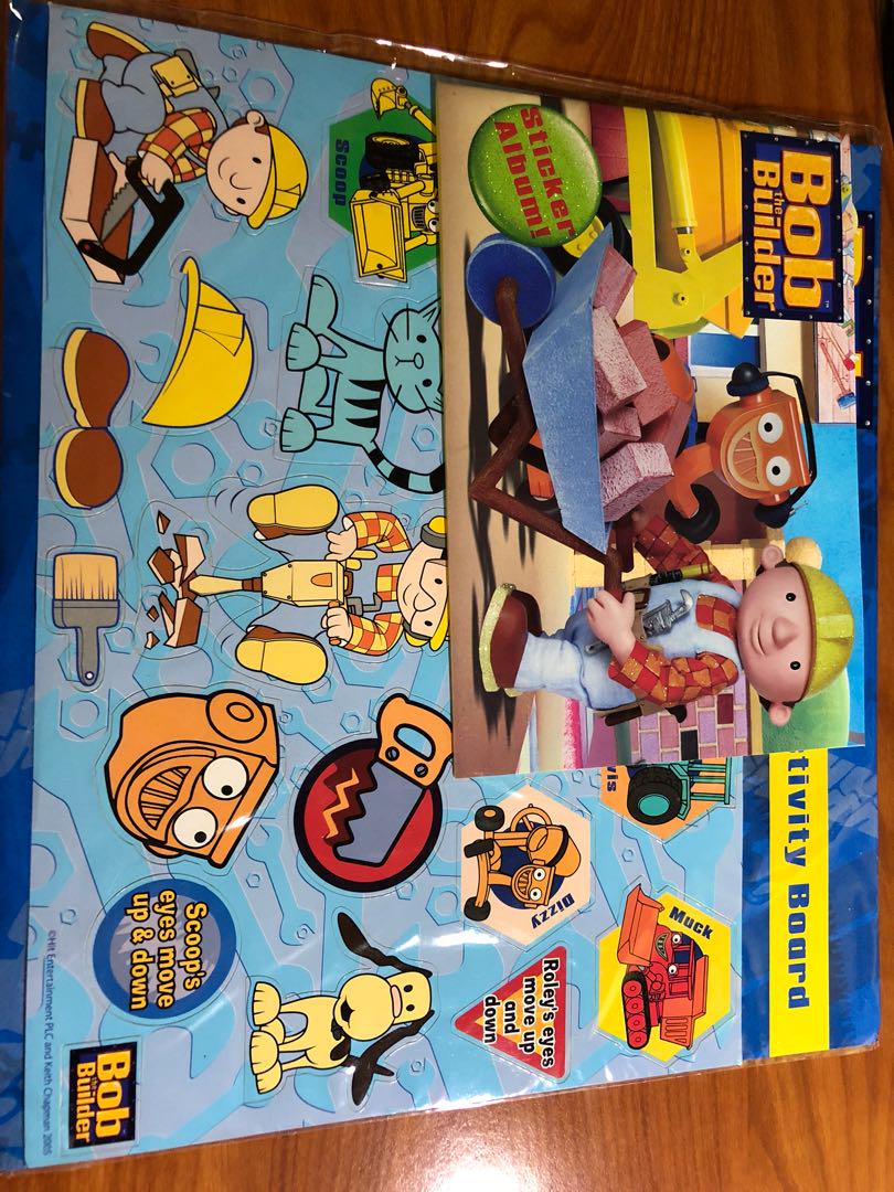 Bob The Builder Toy Play Truck Children Kids Stationery Sticker ...