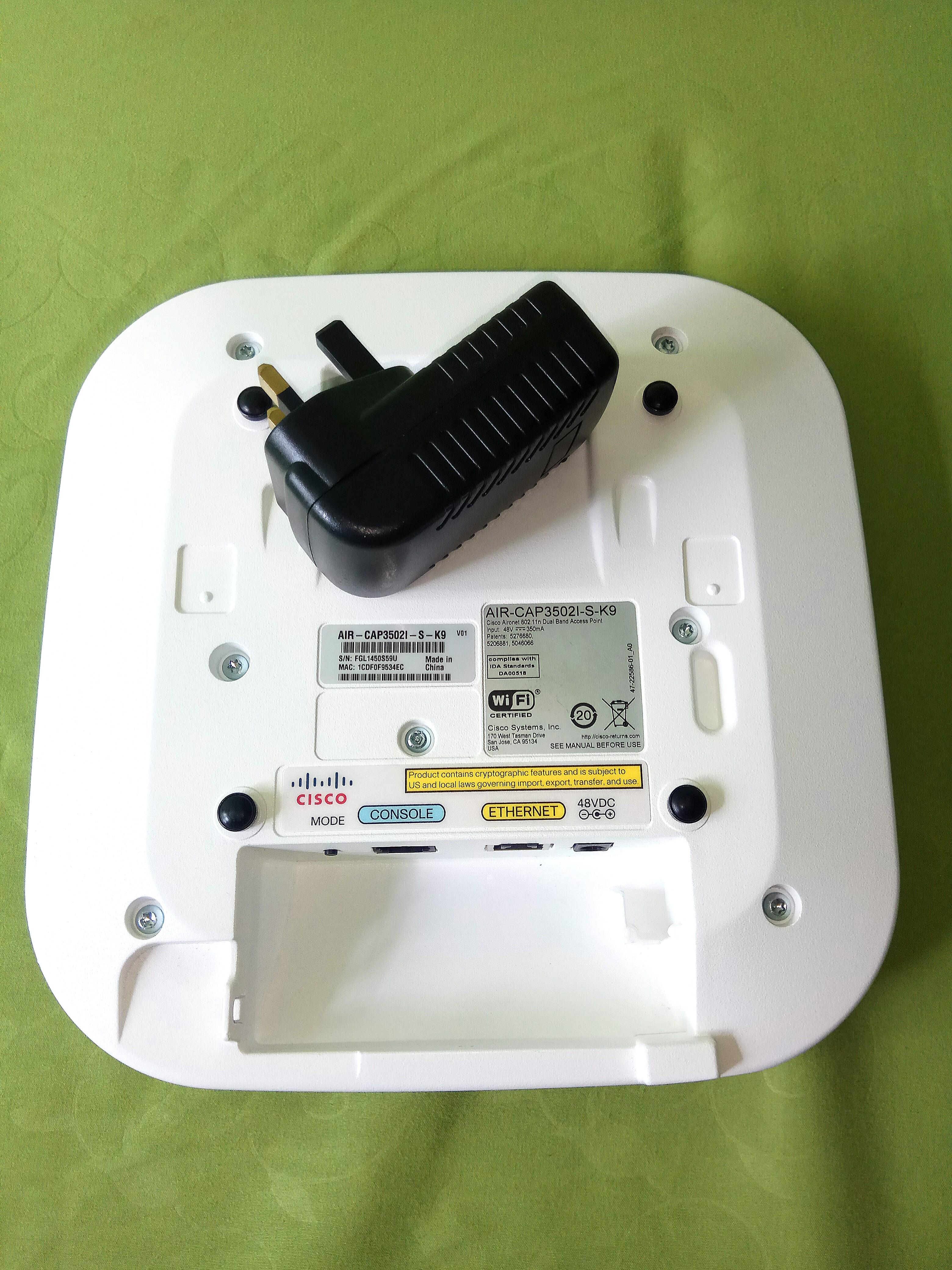 CISCO Air CAP3502I-S-K9 Series Cisco Aironet 802.11n Dual Band Access ...