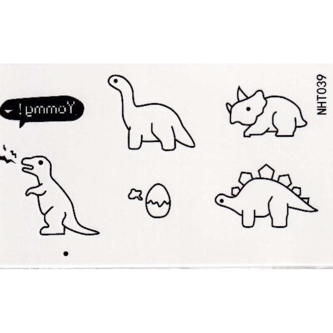 Dino Temporary Tattoos Hobbies And Toys Stationery And Craft Craft