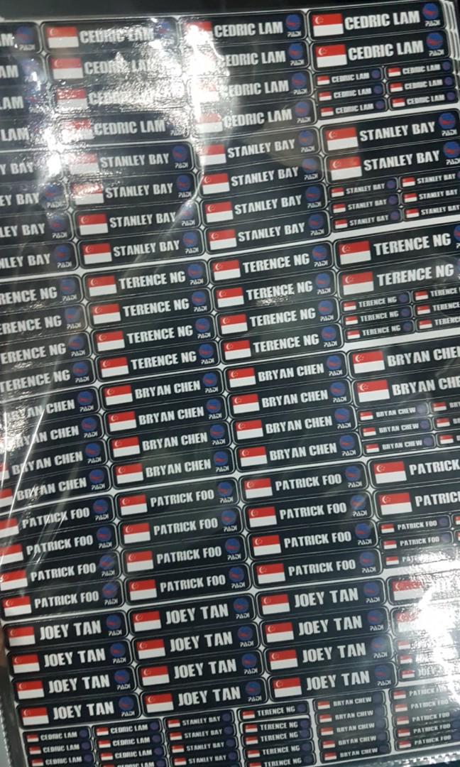 Dive label stickers name labels waterproof weather resistant, Hobbies ...