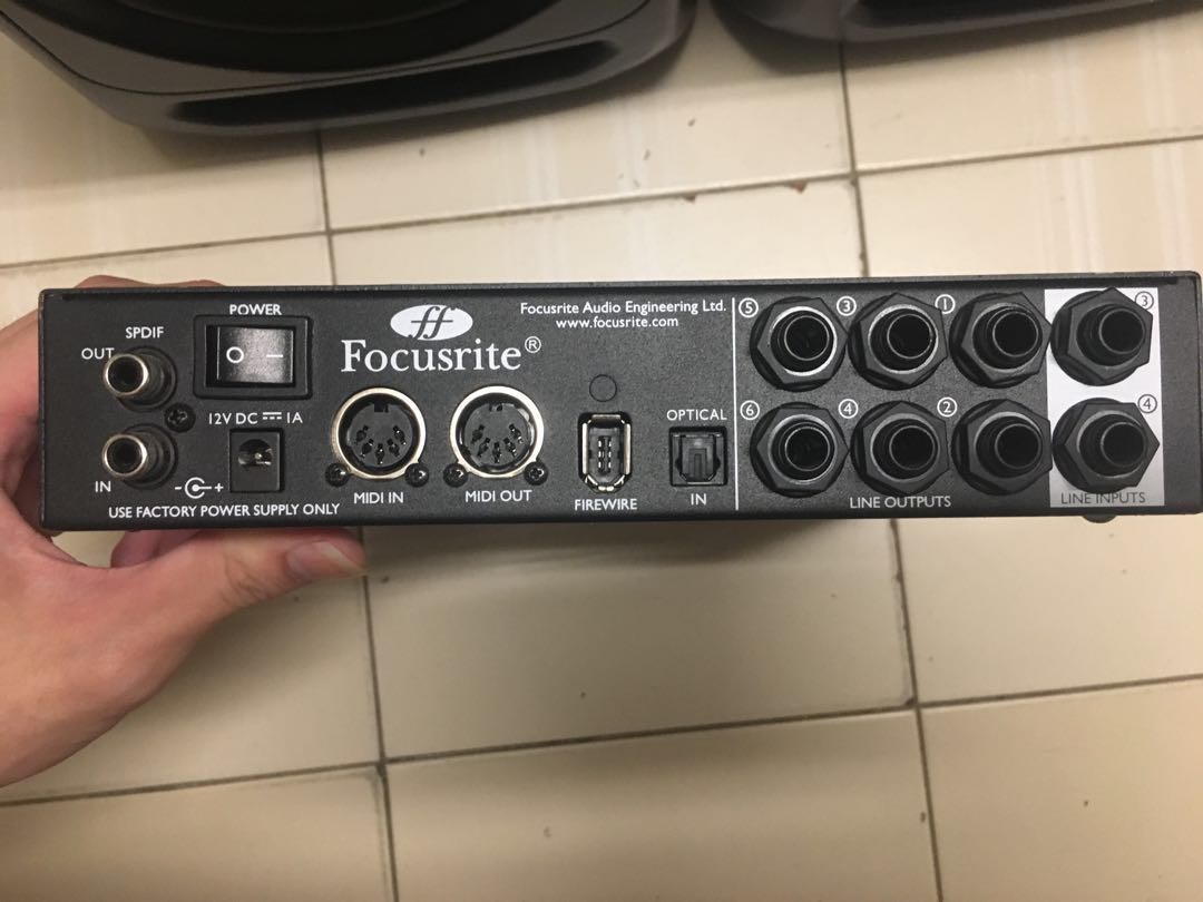 Focusrite Saffire Pro 24 DSP interface, 音響器材, 咪高風/麥克風 - Carousell