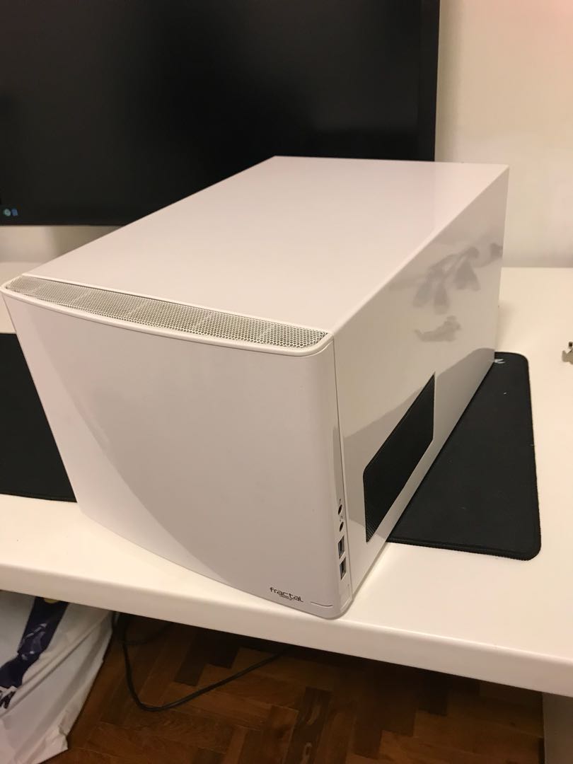 Fractal Design Node 304 white case with noctua fans, Computers & Tech ...